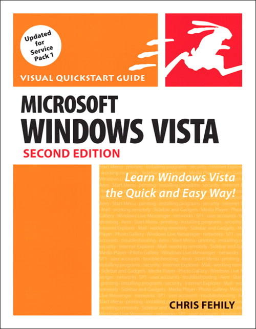 Microsoft Windows Vista: Visual QuickStart Guide, 2nd Edition | Peachpit