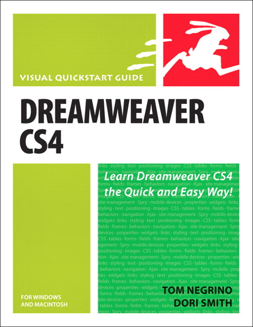 Dreamweaver CS4 for Windows and Macintosh: Visual QuickStart Guide | Peachpit