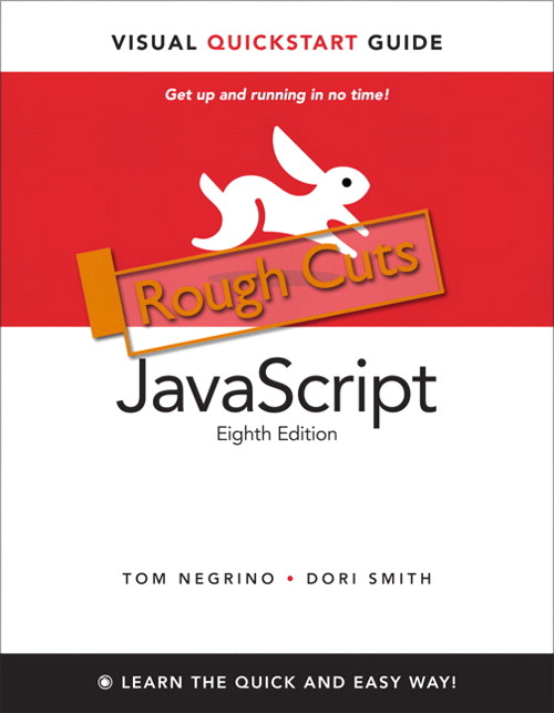 Javascript Visual Quickstart Guide Rough Cuts 8th Edition Peachpit