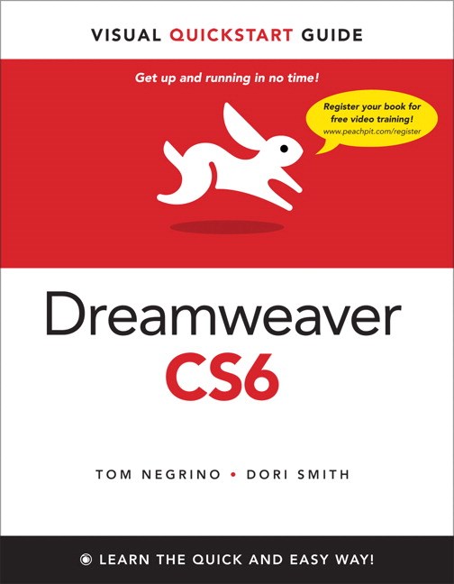 Dreamweaver Cs6 Visual Quickstart Guide Peachpit