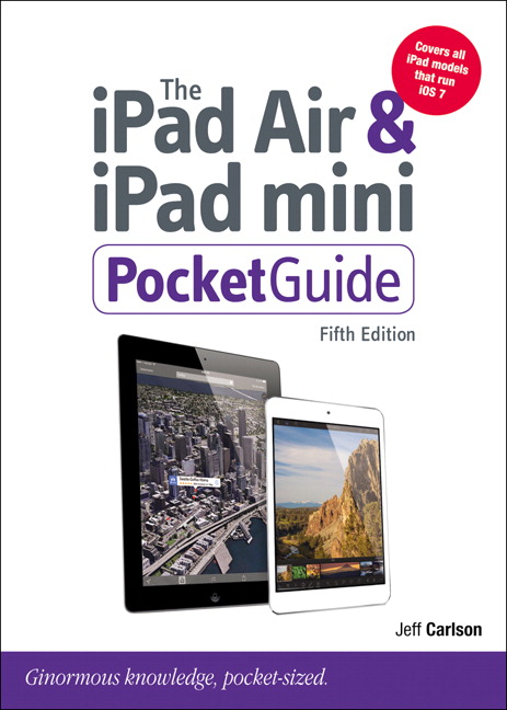 iPad Air and iPad mini Pocket Guide, The, 5th Edition | Peachpit