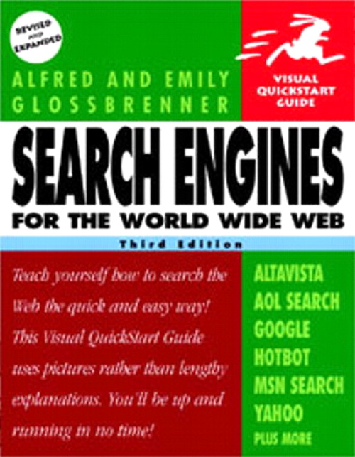 Search Engines For The World Wide Web Visual Quickstart Guide 3rd
