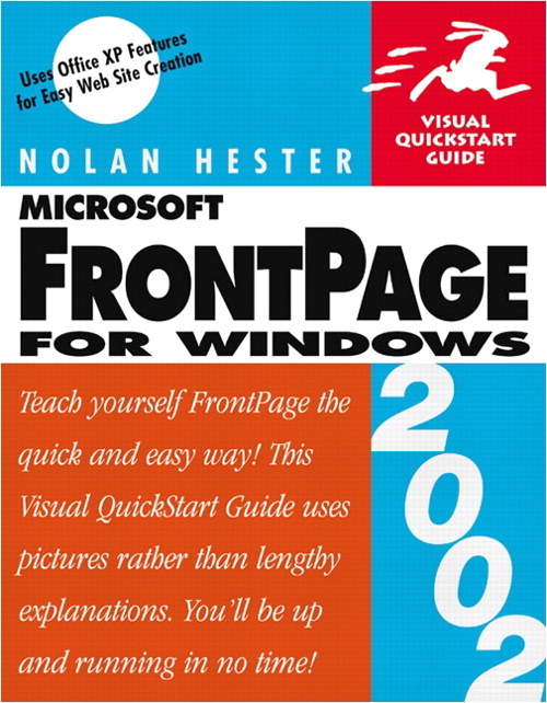 FrontPage 2002 for Windows: Visual QuickStart Guide | Peachpit