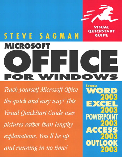 Microsoft Office 2003 for Windows: Visual QuickStart Guide | Peachpit