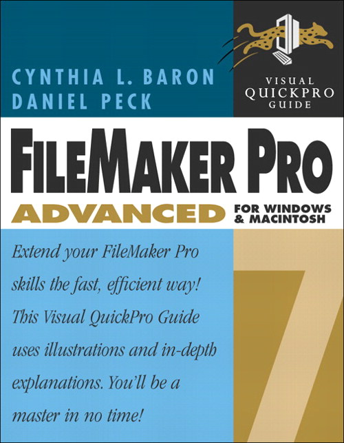 Filemaker Pro 7 Advanced For Windows And Macintosh Visual Quickpro