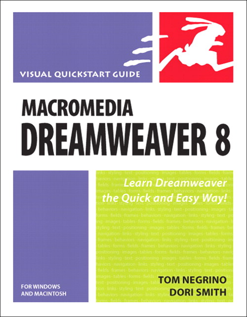 Macromedia Dreamweaver 8 for Windows and Macintosh: Visual QuickStart Guide | Peachpit